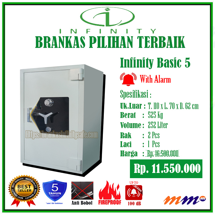 Harga Brankas Infinity Basic 2022